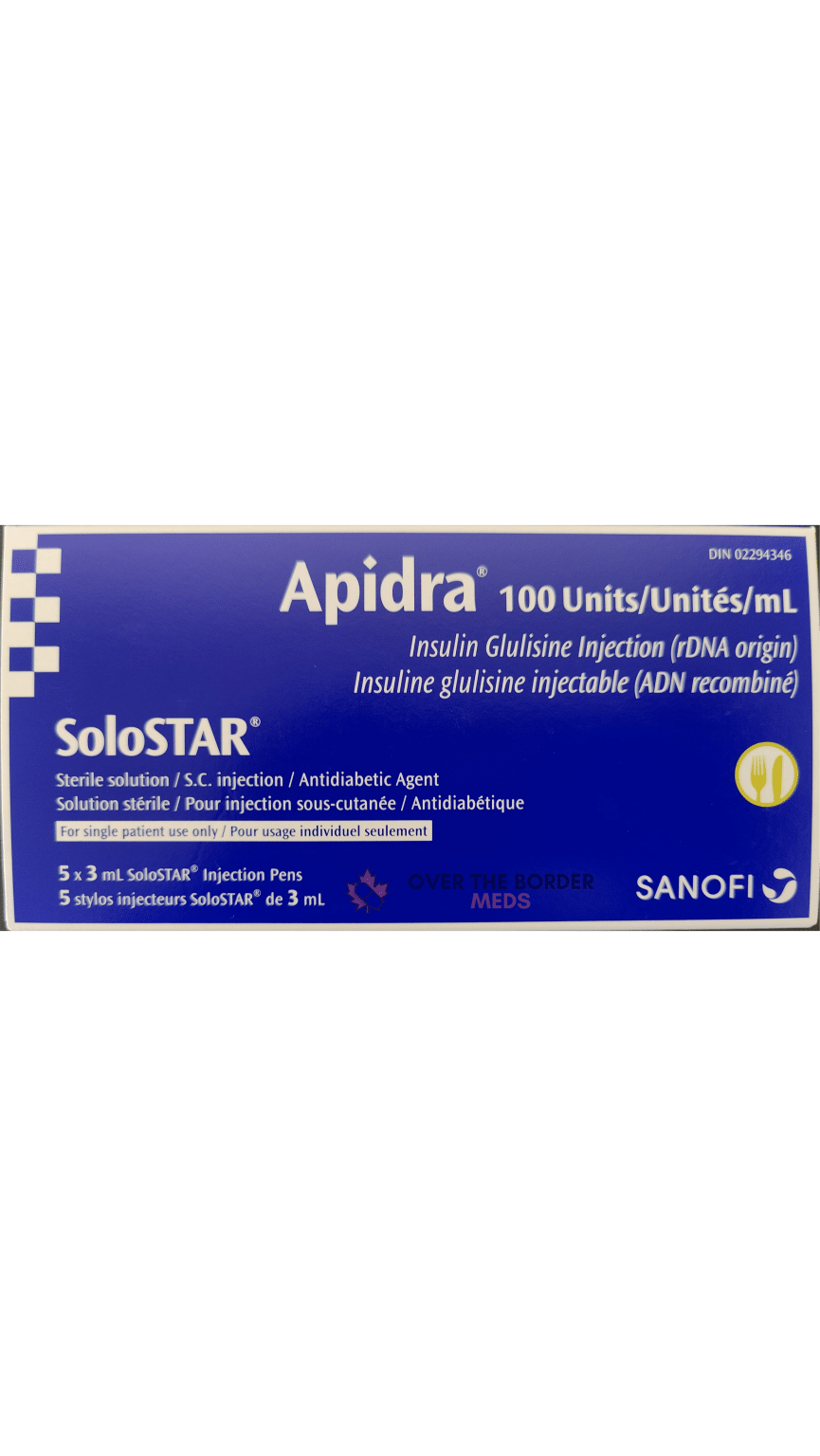 Buy Apidra SoloStar Pens from Canada Online - Over the Border Meds