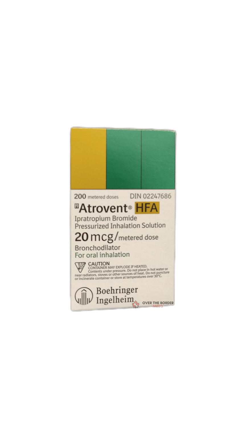 Over The Border Meds Atrovent Inhaler (Ipratropium) - Over The Border Meds