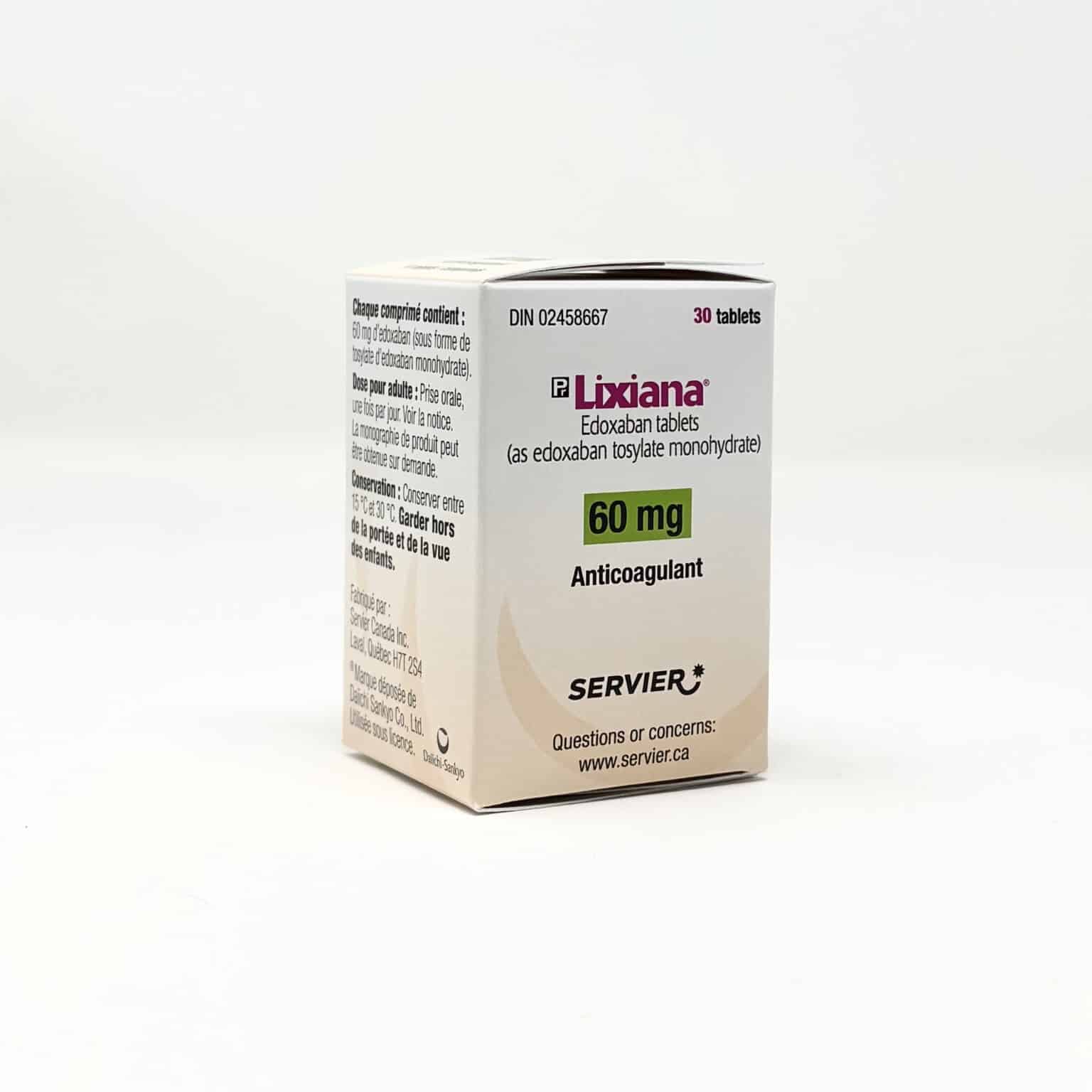 Buy Savaysa (Lixiana - Edoxaban) from Canada Online - Over the Border Meds
